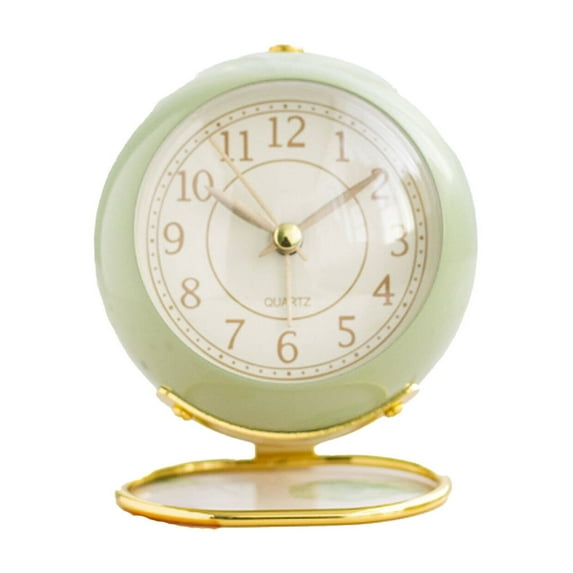 CCOCC Tabletop Clock, Sophisticated Desk Clock with Gold Plated Metal ...
