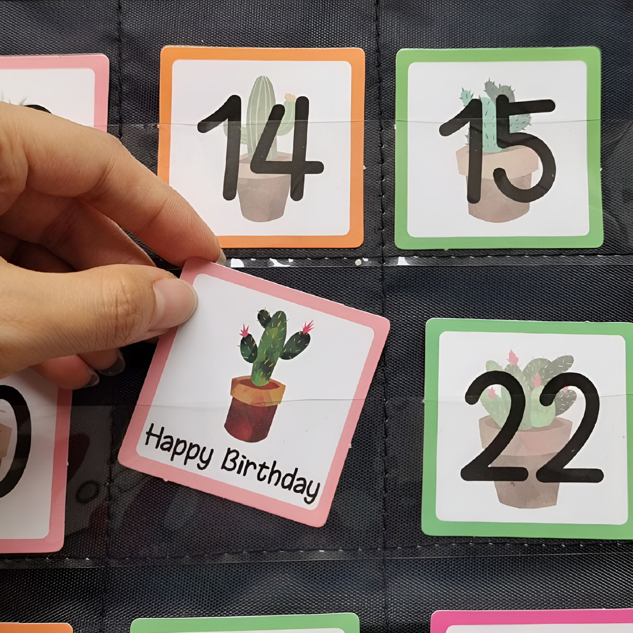 CCOCC Teaching Calendar Pocket Chart,20.07x23.62In Classroom Wall ...