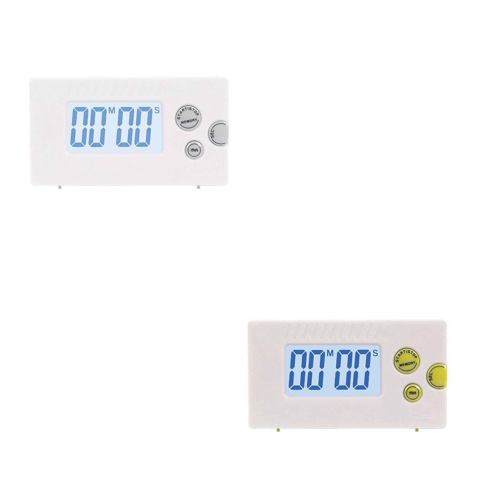 Ccocc Timer Smart Timer Timer Outlet Clear Voice Alerts Multi Scenario Use Shot Timer Yellow