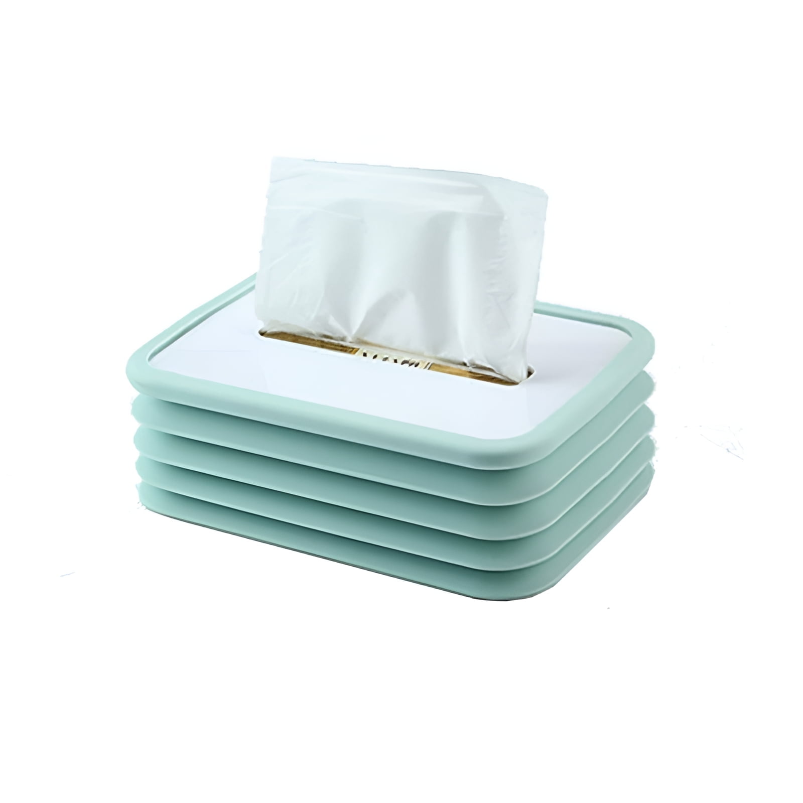 CCOCC Tissue Box Cover,Foldable Storage Tissue Box,Car-Specific Tissue ...