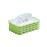 JS Maison Water Hyacinth Woven Wicker Tissue Box Cover for Storing and ...