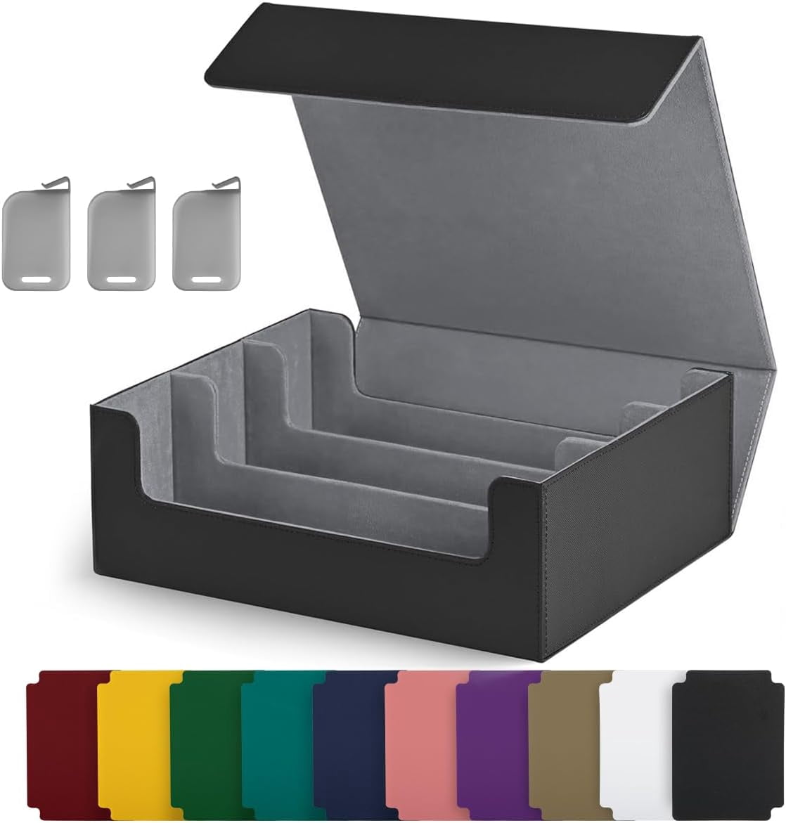 CCOCC Trading Card Storage Box,Holds 1800 Sleeved Cards with 10 ...