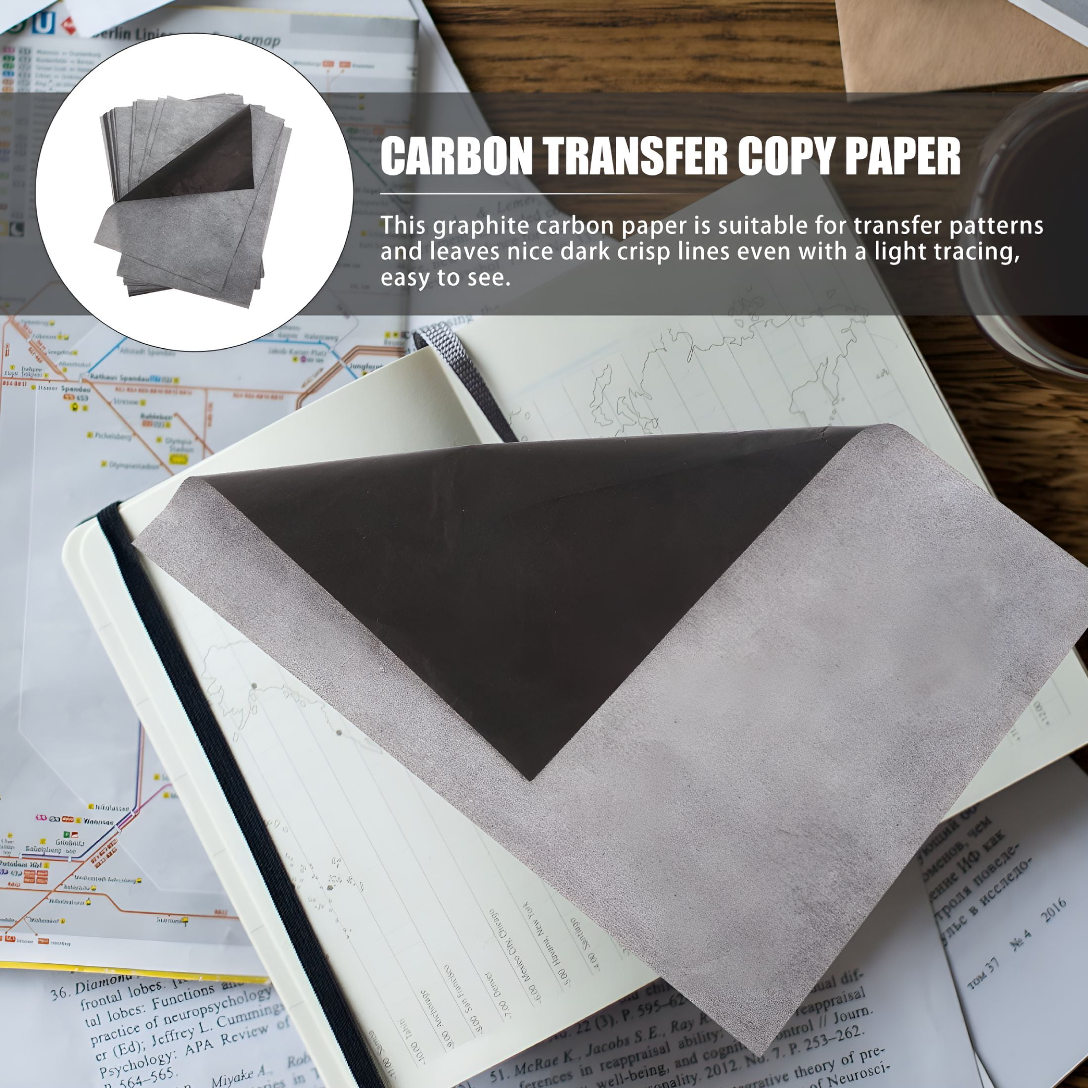 CCOCC Transfer Paper 100 Sheets of Carbon Transfer Copy Paper One-side ...