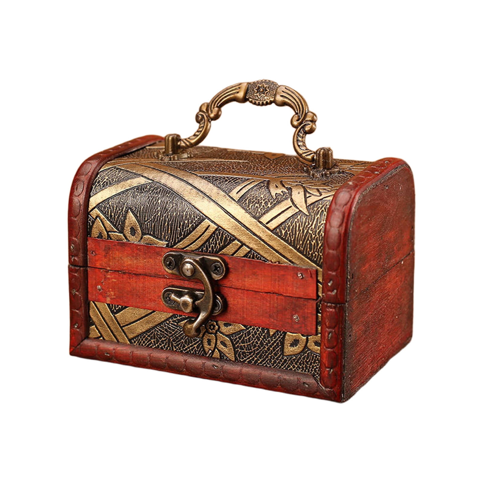 CCOCC Treasure Box,Vintage Wooden Design Wooden Crates,Safe and Secure ...