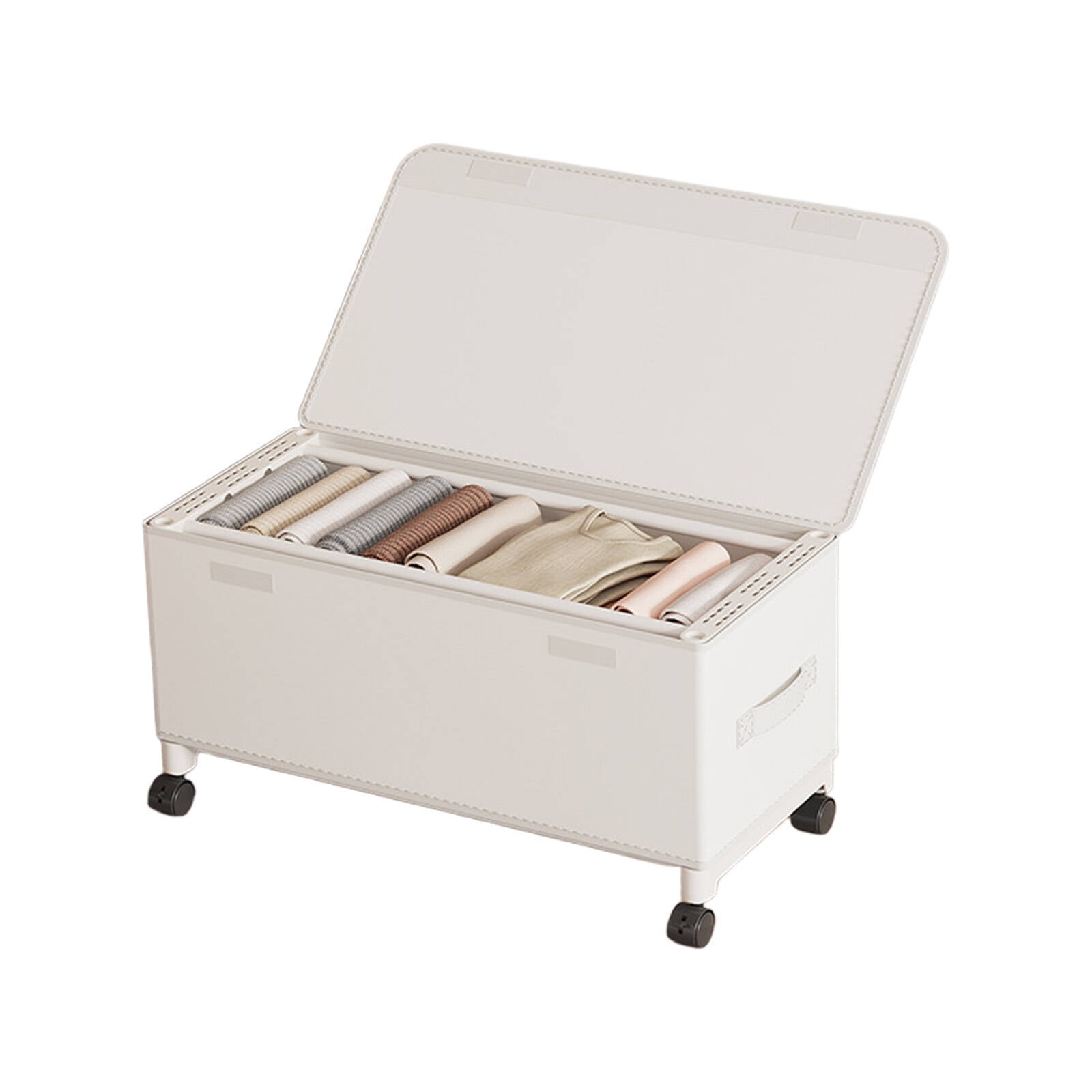 CCOCC Under Bed Clothes Storage,Ample Capacity Totes for Storage,Metal ...