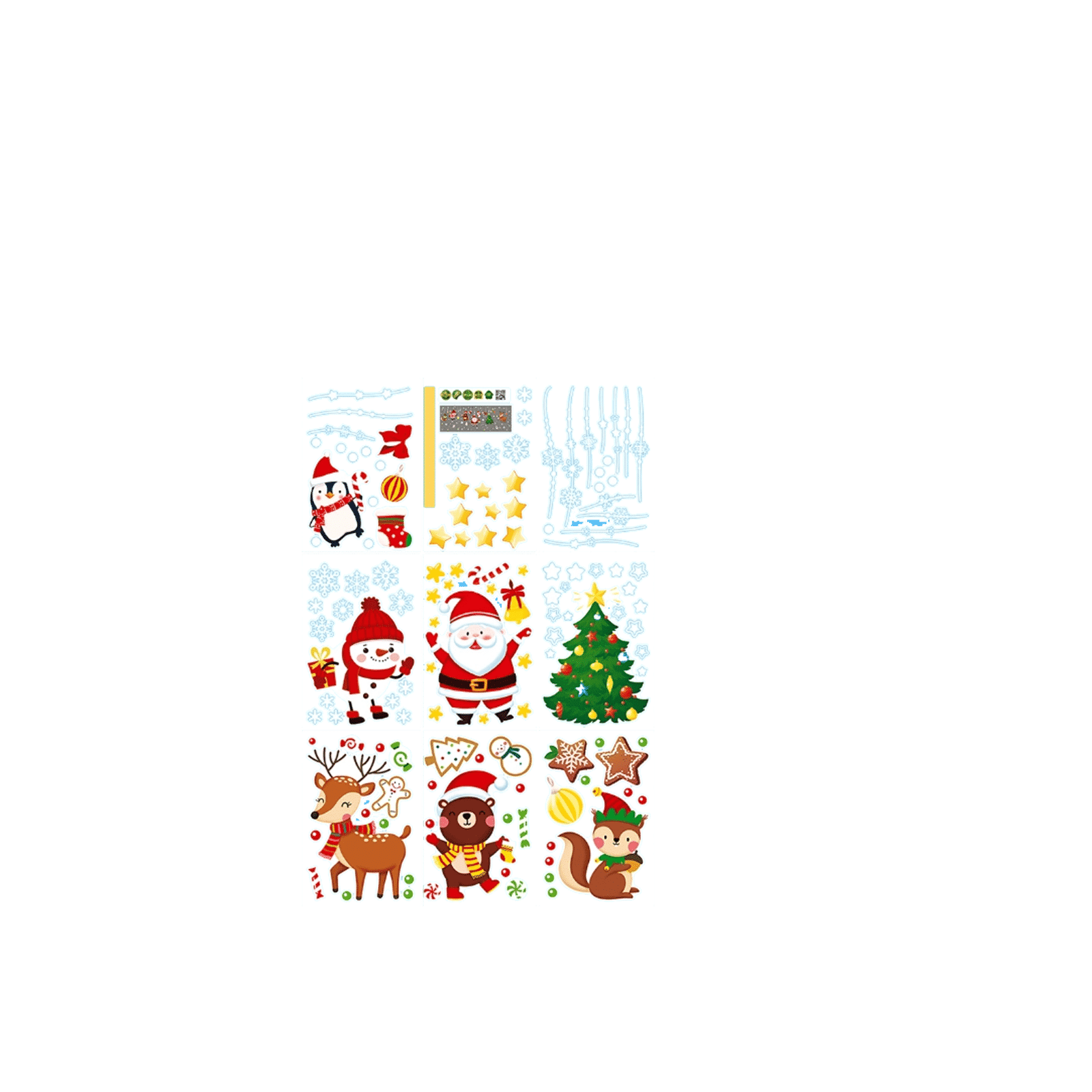 CCOCC Wall Decals Biodegradable Cute Room Decor Child Friendly Window ...