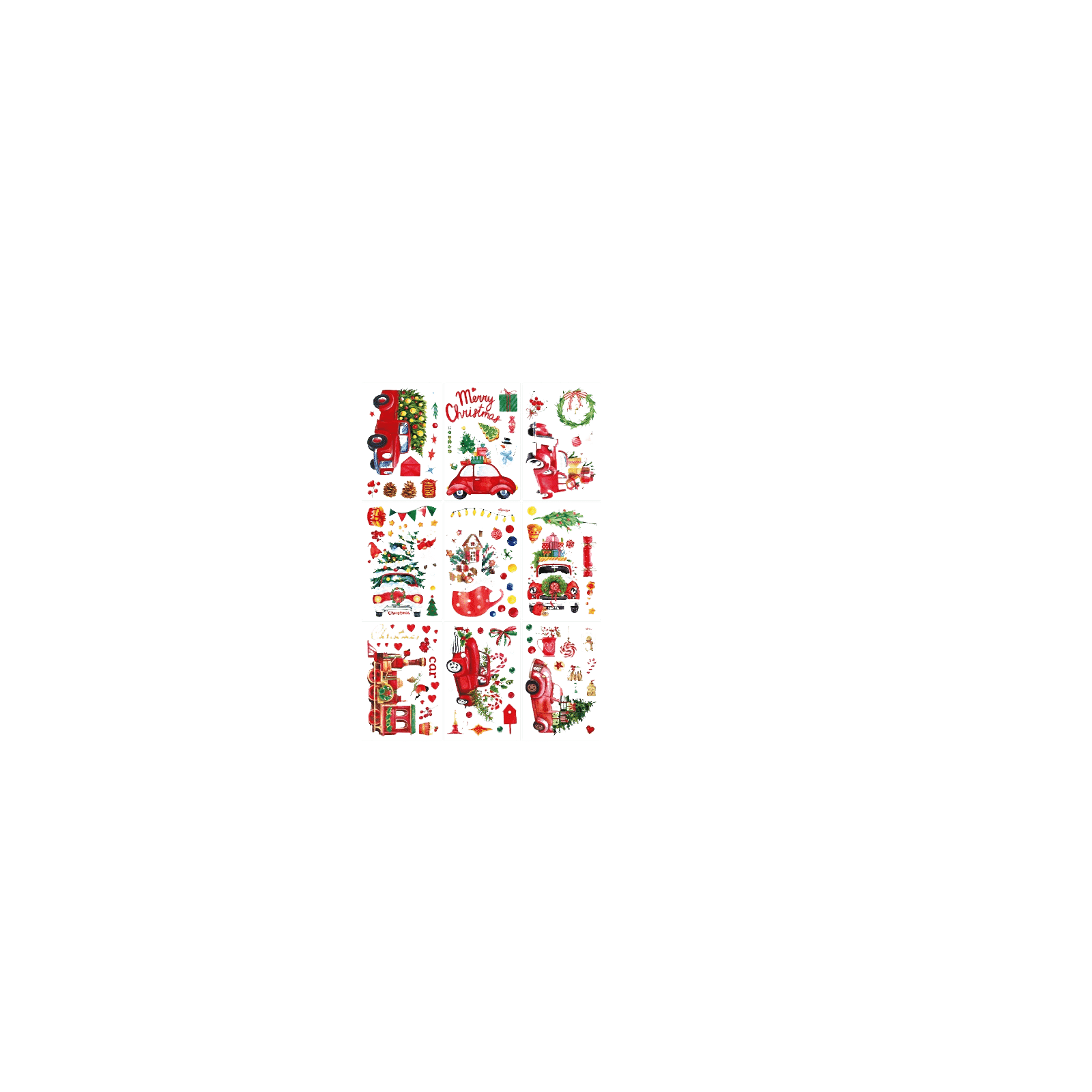 CCOCC Wall Decals Biodegradable Cute Room Decor Child Friendly Window ...