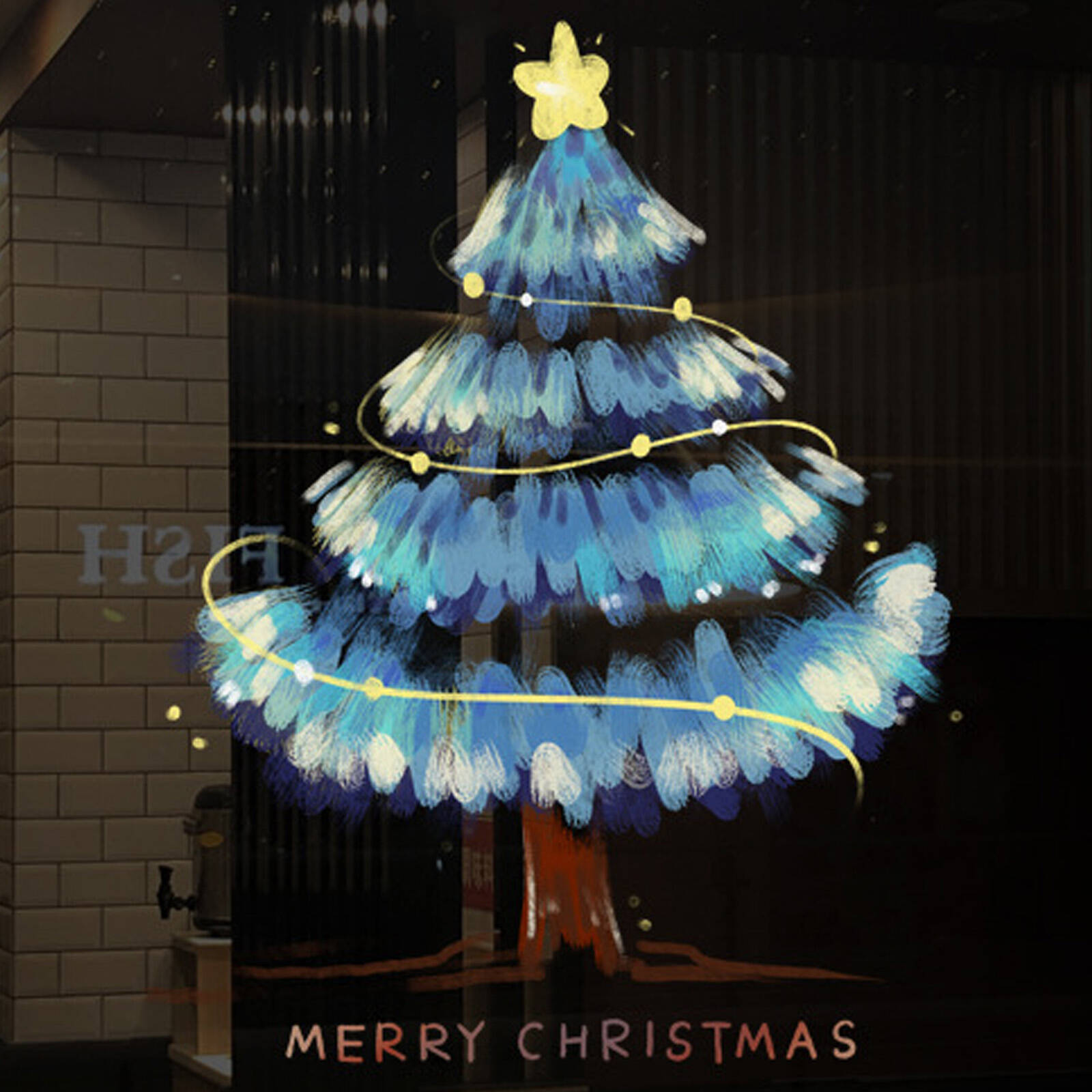 CCOCC Wall Paper,Static Cling Design Wall Stickers,Packed with ...