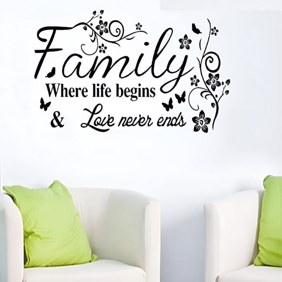 CCOCC Wall Stickers Vinyl Wall Decal Words Quote Wall Art Sticker Home ...