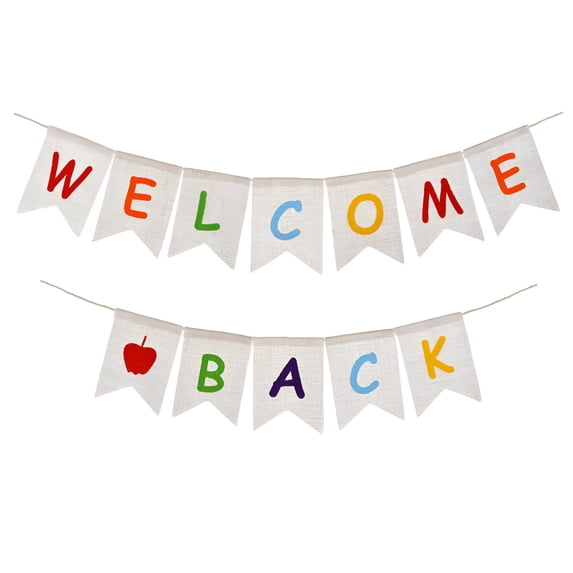 CCOCC Welcome Back Banner for Office Burlap Celebration Welcome Back ...