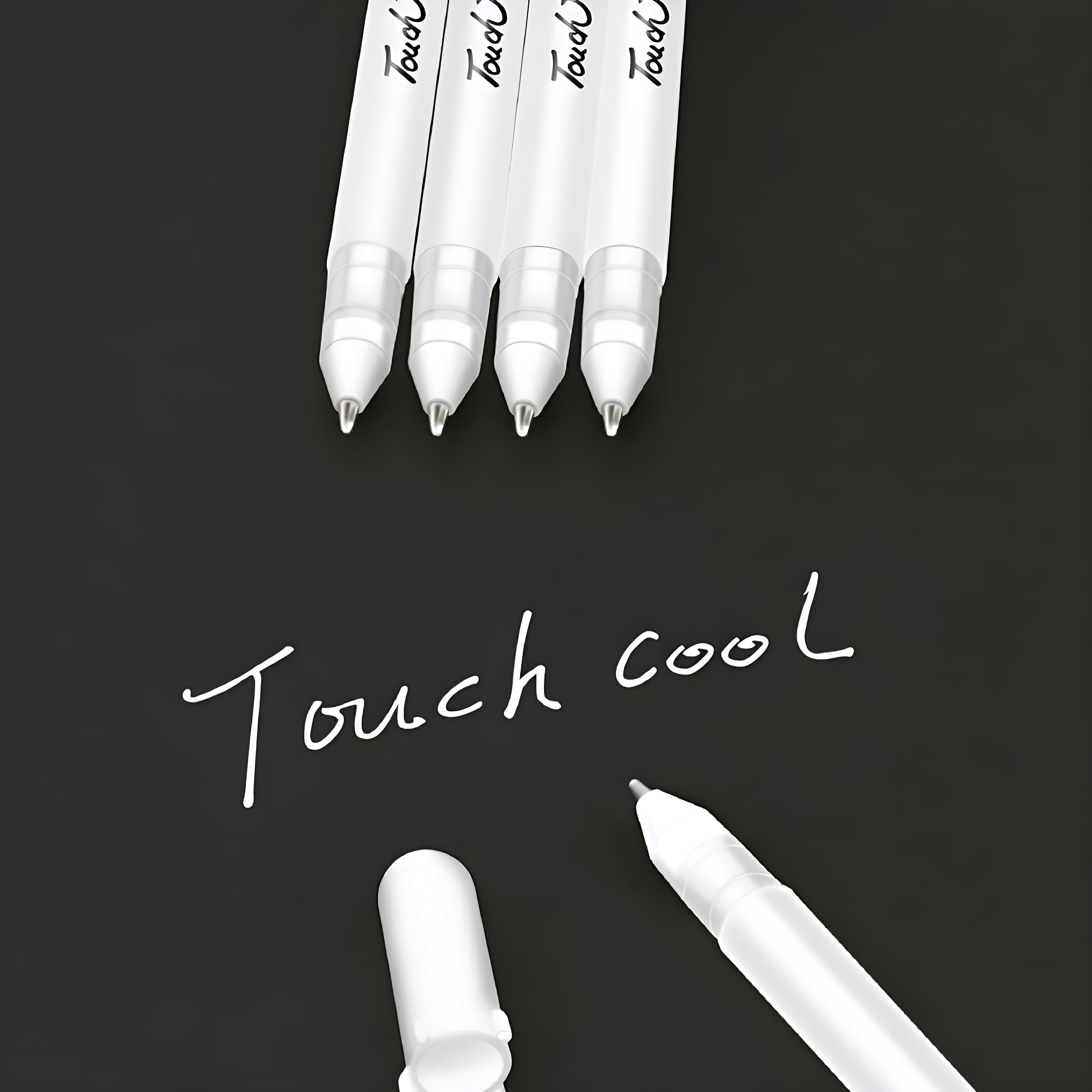 CCOCC White Gel Pens for Black Paper - 0.7Mm Fine White Ink Pens (6 ...