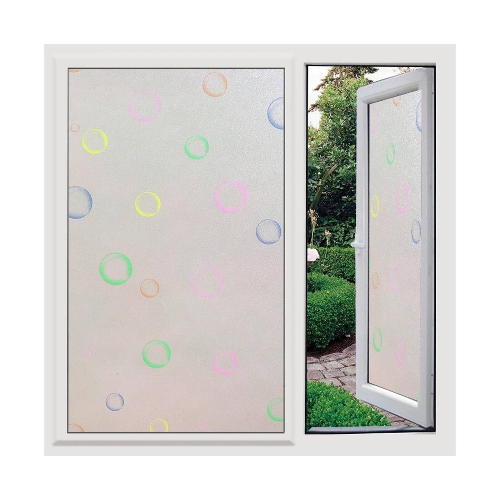 CCOCC Window Film,45*100cm Privacy Window Film Frosted Glass Window ...