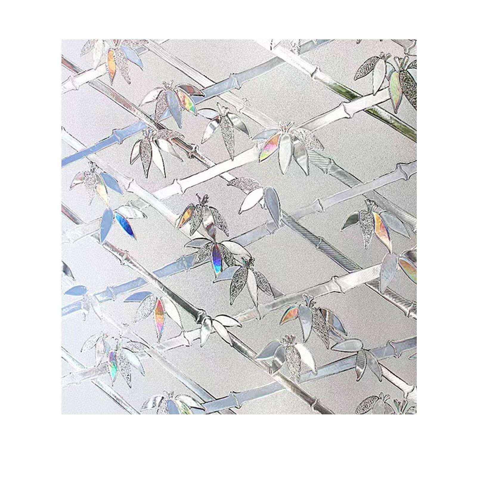 CCOCC Window Privacy Film,No Glue Static Design Window Film,3D Privacy ...