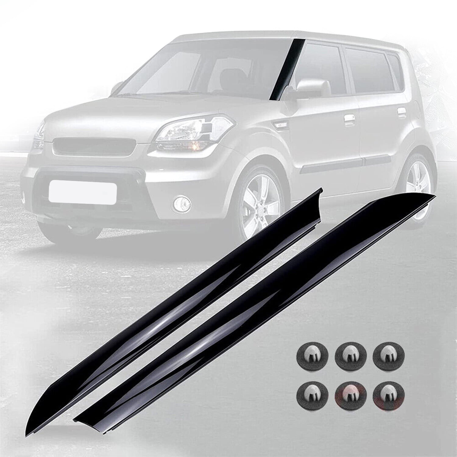 CCPAO Compatible with 2009-2013 KIA Soul Windshield Pillar Trim ...
