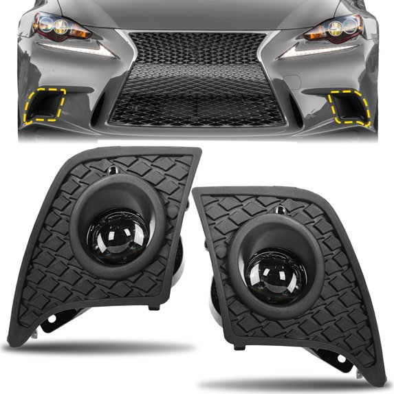 CCPAO Compatible with 2014-2016 Lexus IS F-Sport Fog Lights Bumper ...
