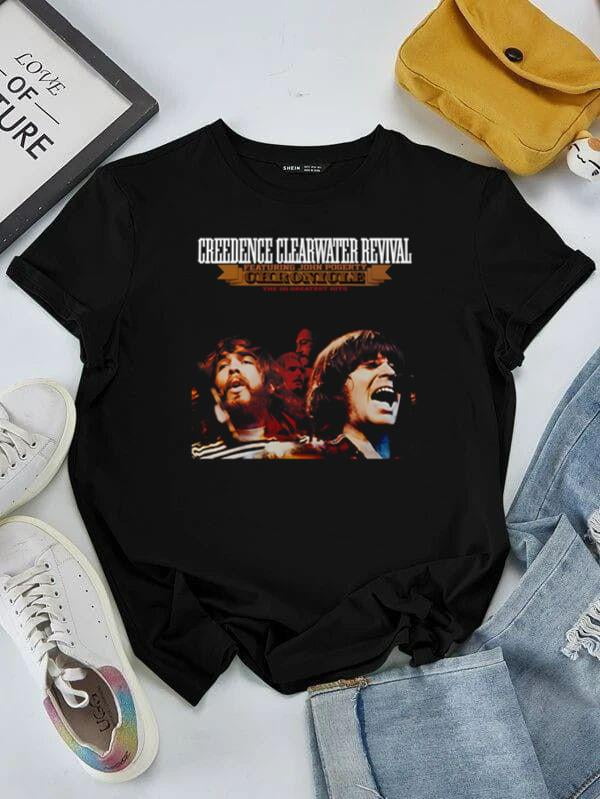CCR Creedence Clearwater Revival Chronicle Album Cover Unisex Tee 45694 ...