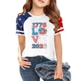 CCRFTGI 250 Anniversary Usa Flag Shirts for Kids Girls Size 6-7 ...
