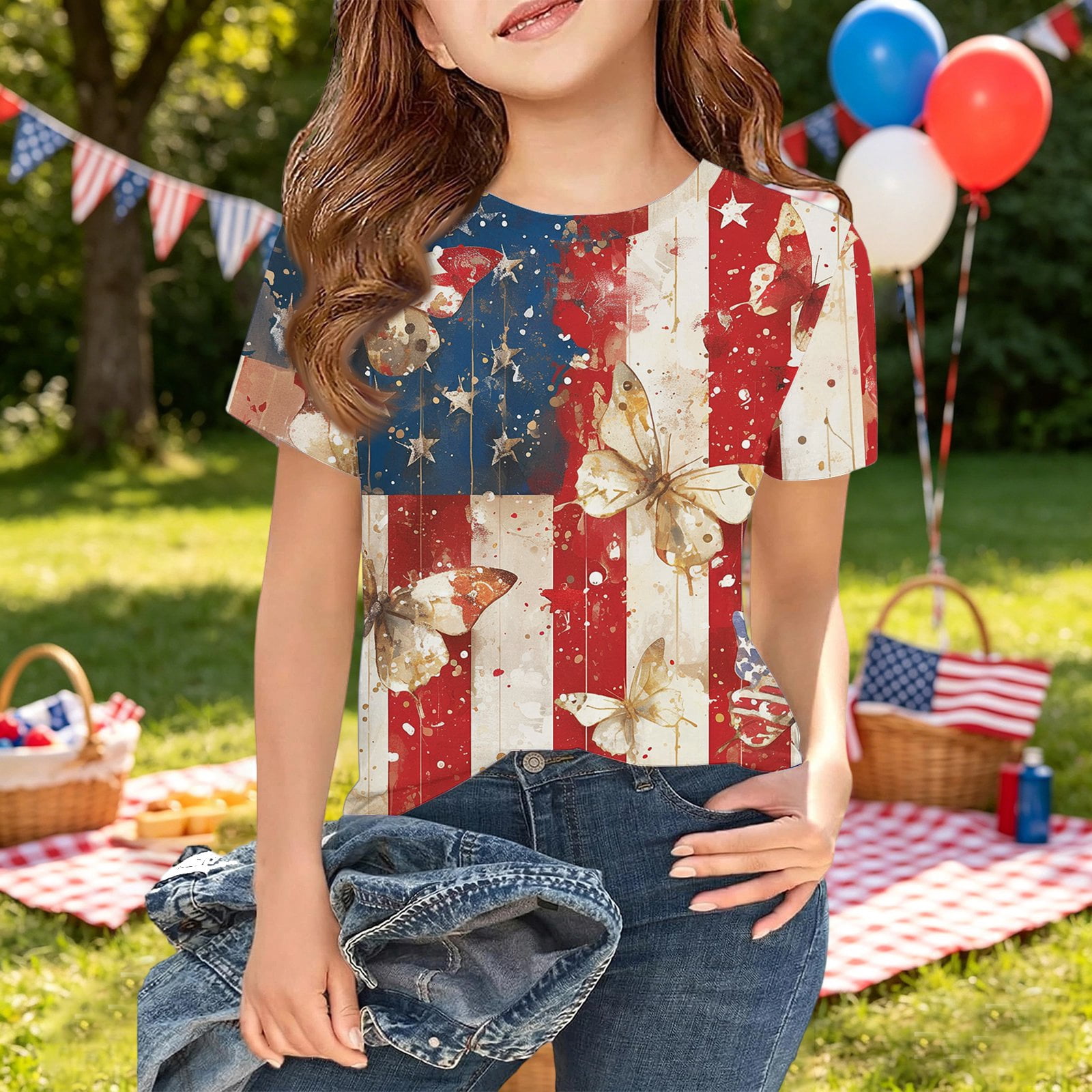 CCRFTGI 250th Anniversary Usa Shirt for Kids Boys Girls Size 10-12 ...