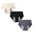 CCRFTGI 3 Pack Period Underwear for Women Menstrual Panties for Women ...