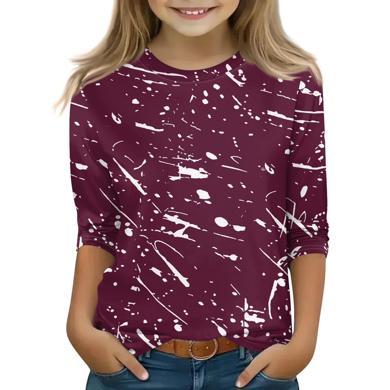 CCRFTGI Big Girls Clothes Size 14-16 Ropa Niñas Crew Neck Tween Girls ...