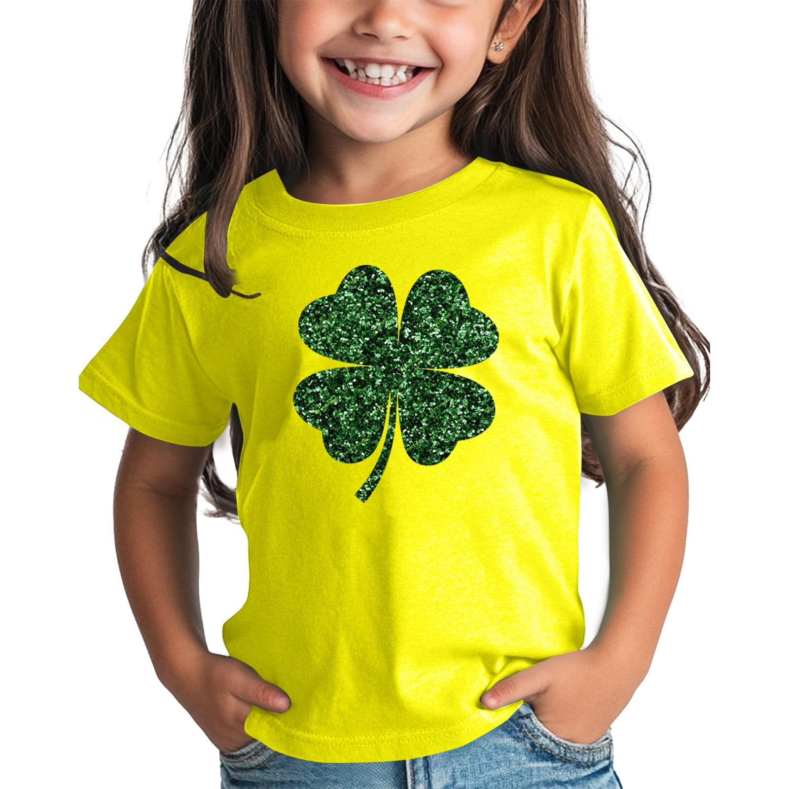 CCRFTGI Boys Irish Dabbing Clover Shirt Size 10-11 St. Patrick's Day ...