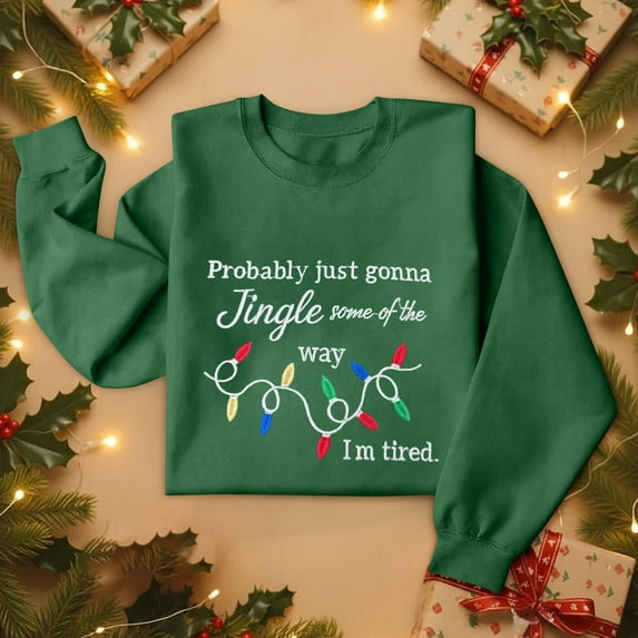 CCRFTGI Christmas Womens Sweatshirt Funny Xmas Lights Shirts Classic ...