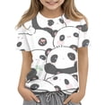 CCRFTGI Cute Teen Girl Shirts Size 10-12 Summer Short Sleeve Funny ...