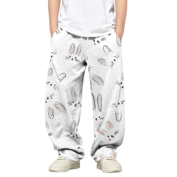 CCRFTGI Easter Sweatpants for Kids Boys Girls Size 7 Casual Bunny ...