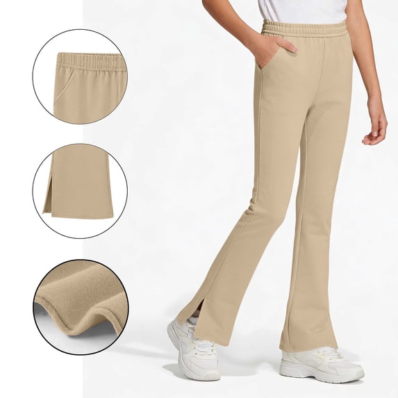 CCRFTGI Flare Leggings for Child Girls Size 7 High Waisted Yoga Pants ...