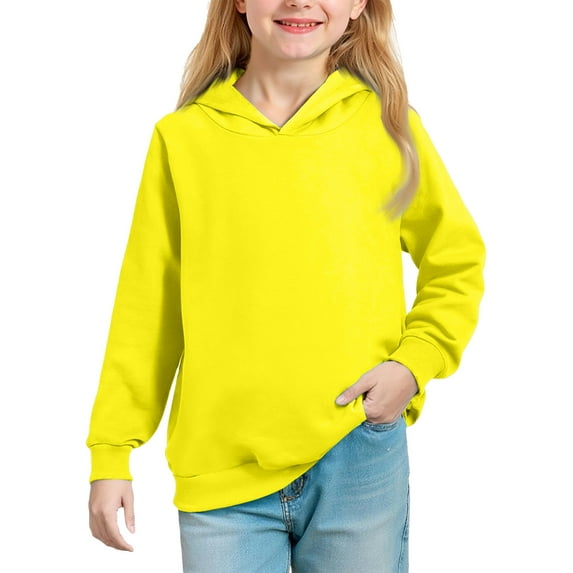 CCRFTGI Girls Sweatshirt Casual Kids Tween Girls Hooded Sweatshirt Tops ...