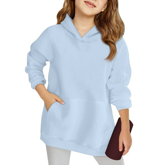 CCRFTGI Girls Sweatshirt Oversized Size 10-12 Hooded Sweatshirt Tops Long Sleeve Soft Comfy ...