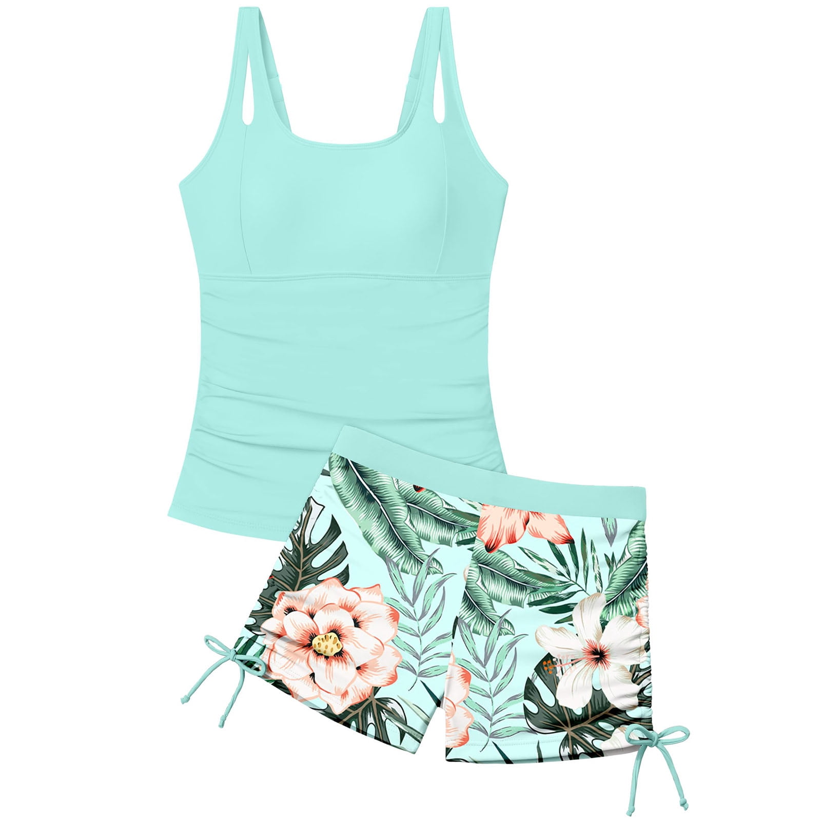 CCRFTGI Girls Swimsuits Size 14-16 Summer 2 Piece Beach Sport Swimsuits ...