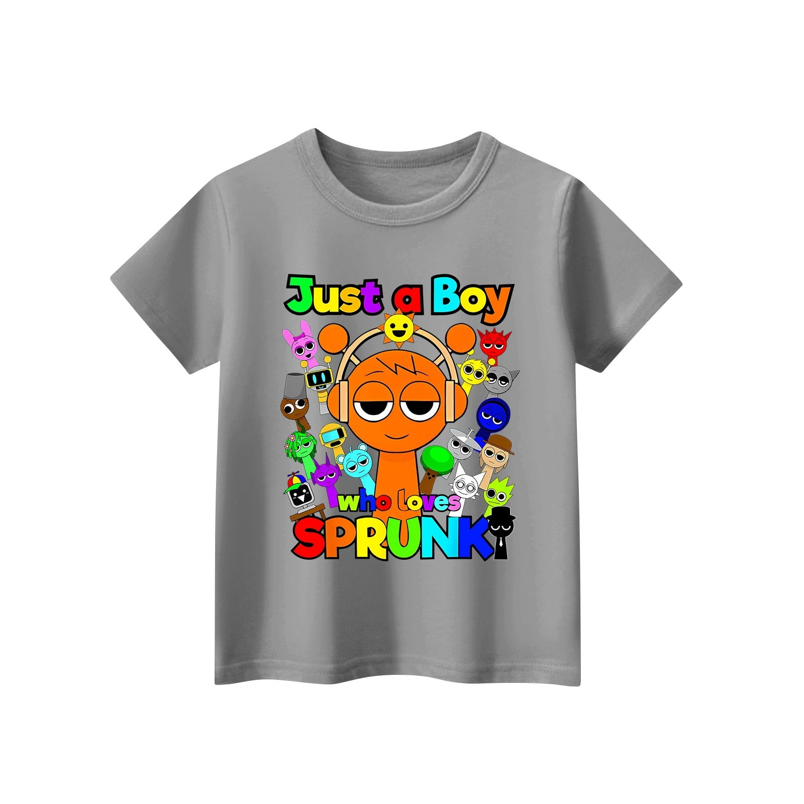 CCRFTGI Graphic T Shirt for Girls Size 12-14 Sprunki Short Sleeve Girls ...