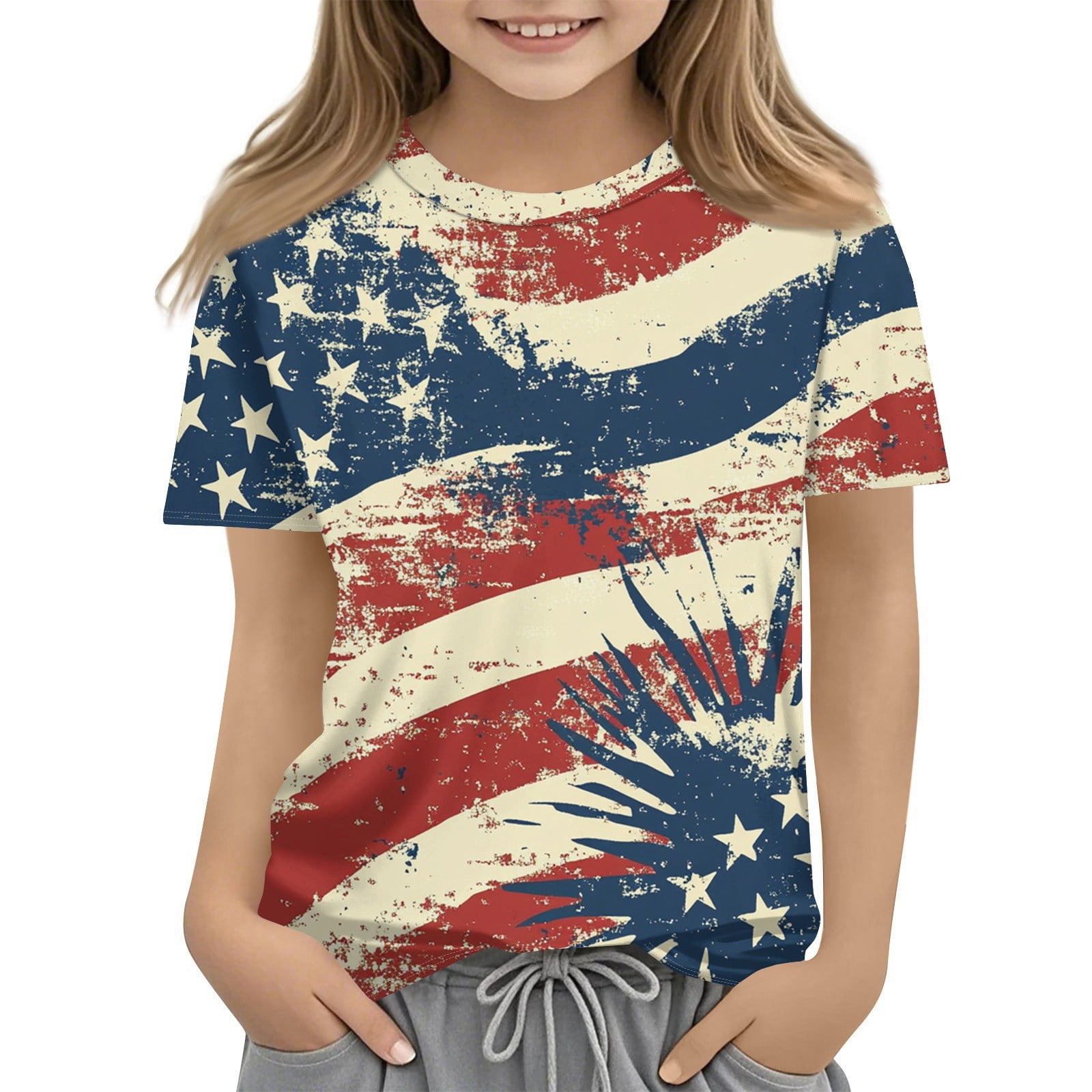 CCRFTGI Independence Day Shirts for Boys July 4th Celebration Short ...
