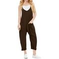 CCRFTGI Kids Jumpsuit Spaghetti Strap V-Neck Girls Rompers Size 10-12 ...