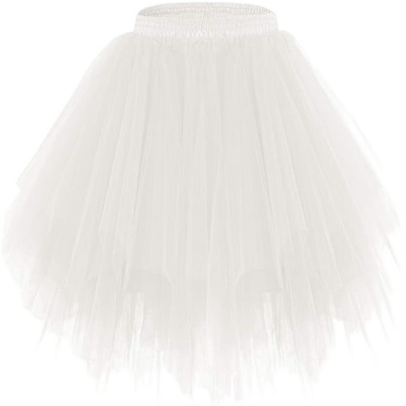 CCRFTGI Mardi Gras Tutu Skirt for Child Girls 10-12 Festival Layered ...