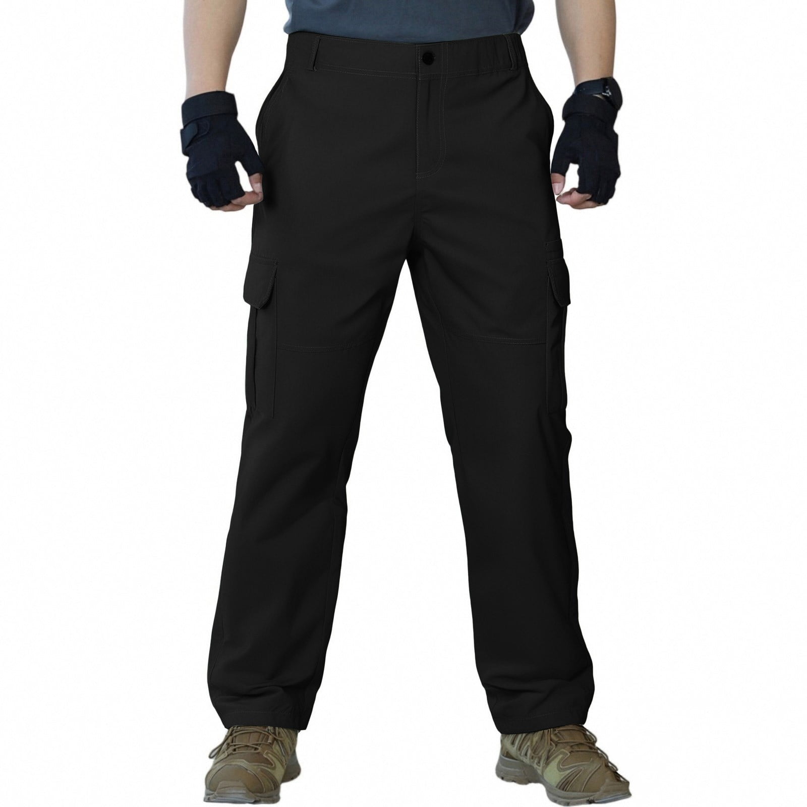 CCRFTGI Men's Cargo Pants Straight Fit Tactical Hiking Pants Outdoor ...
