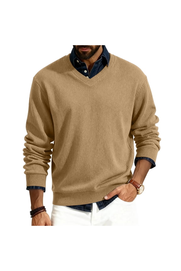 Mens Camel Sweater