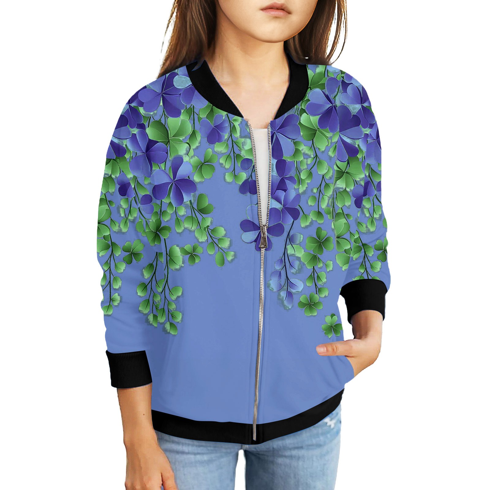 CCRFTGI Saint Patrick's Jackets Toddler Boys Size 5-6 Irish 3D Clover ...