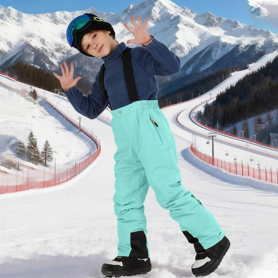 CCRFTGI Snow Pants for Kids Girls Boys Snowboarding Straps Adjustable ...