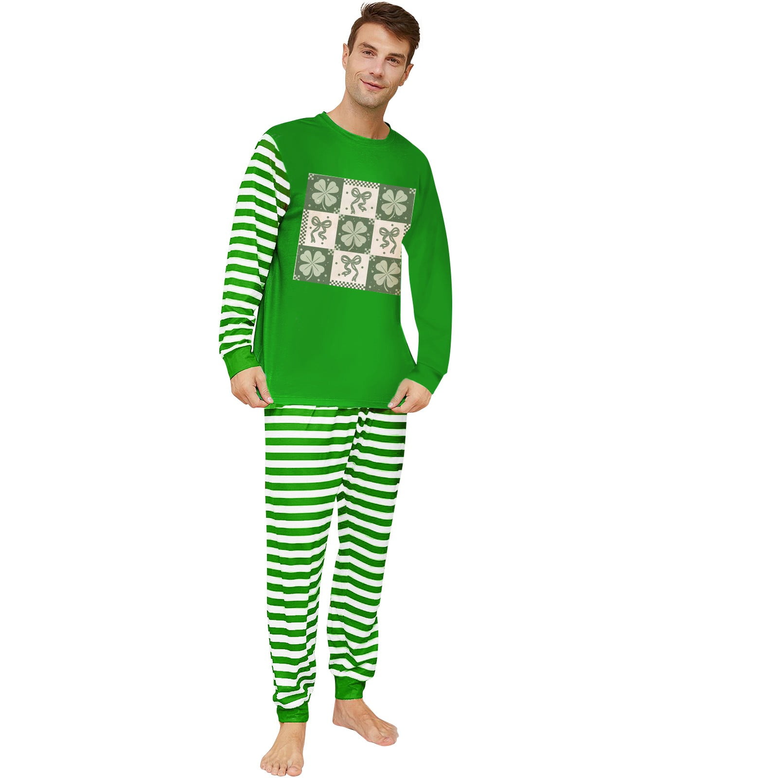 CCRFTGI St Patricks Day Family Matching Pajama Sets St Patricks Day ...