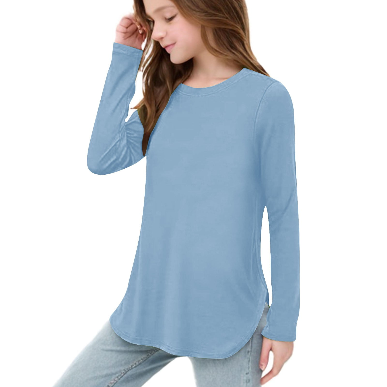CCRFTGI Top for Girls 10-12 Clearance Lightweight Tops & Blouses Cute ...