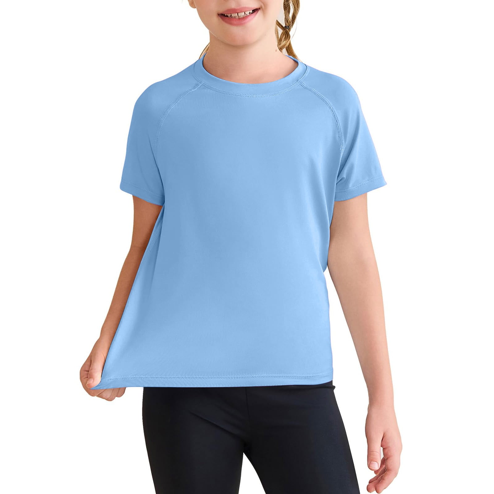CCRFTGI Tshirt for Teen Girls Athletic Quick Dry Crew Neck Tshirt 2025 ...