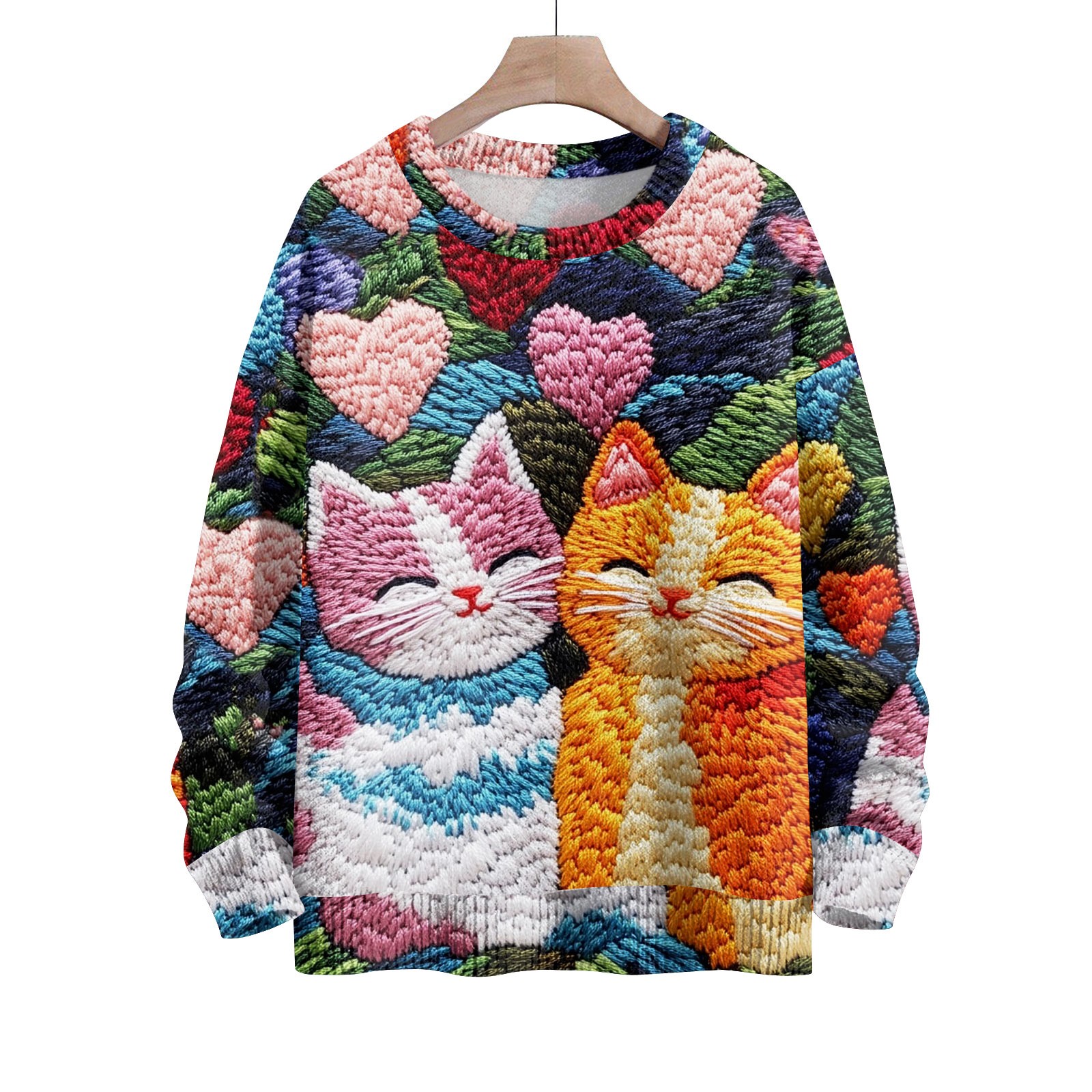 CCRFTGI Valentine's Day Sweaters for Girls Size 8 Cute Print Pullover ...