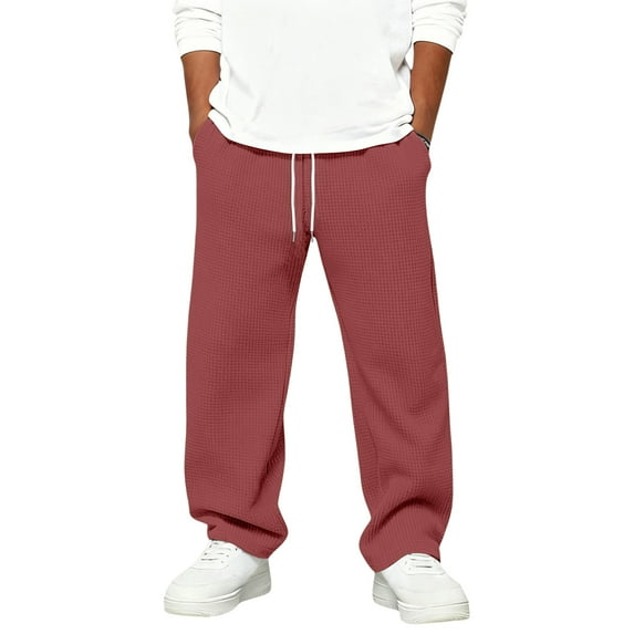 CCRFTGI Waffle Sweatpants for Boys Girls Size 10-12 Baggy Solid Color ...