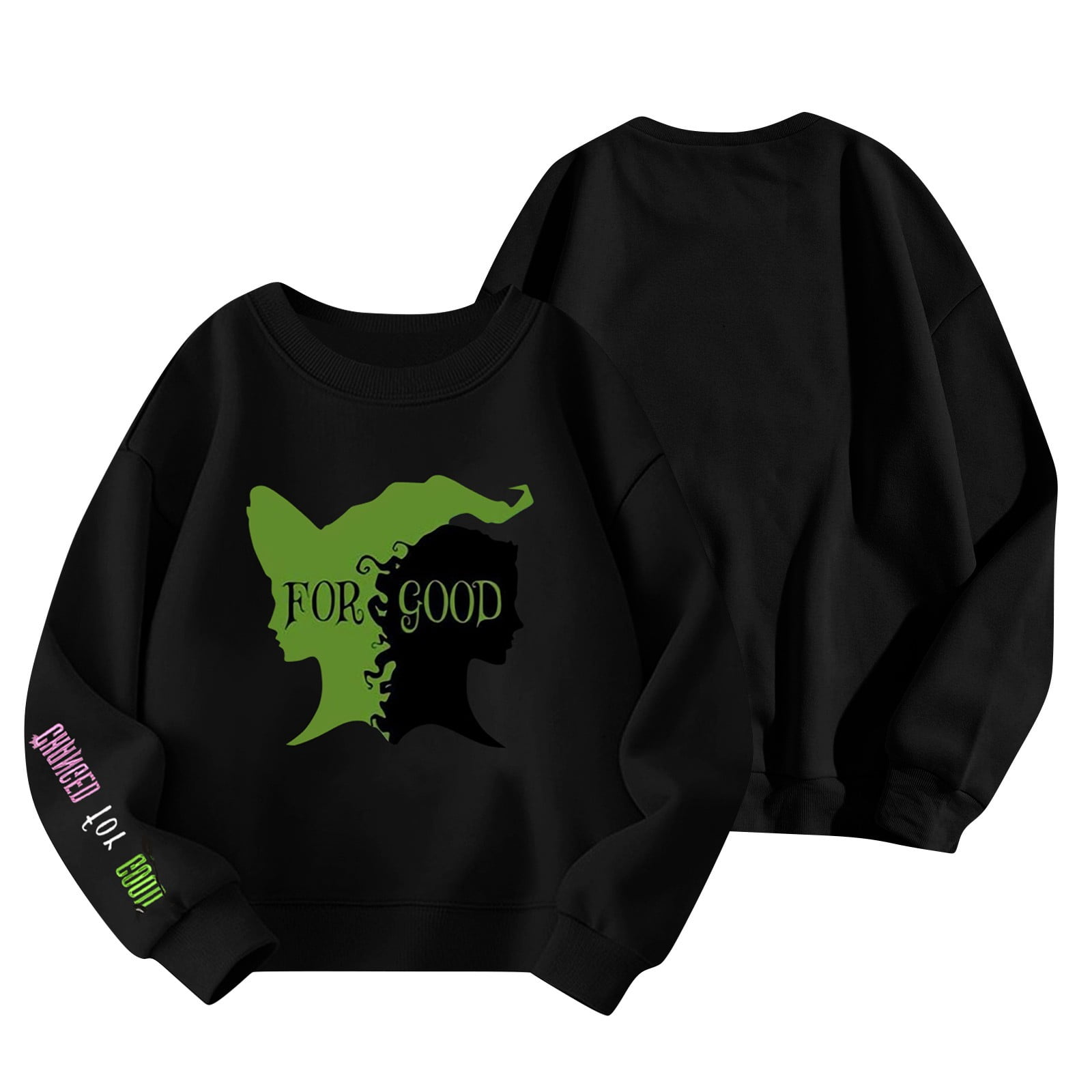 CCRFTGI Wicked Girls Sweatshirt Size 3-4 Wicked Hoodies Long Sleeve ...