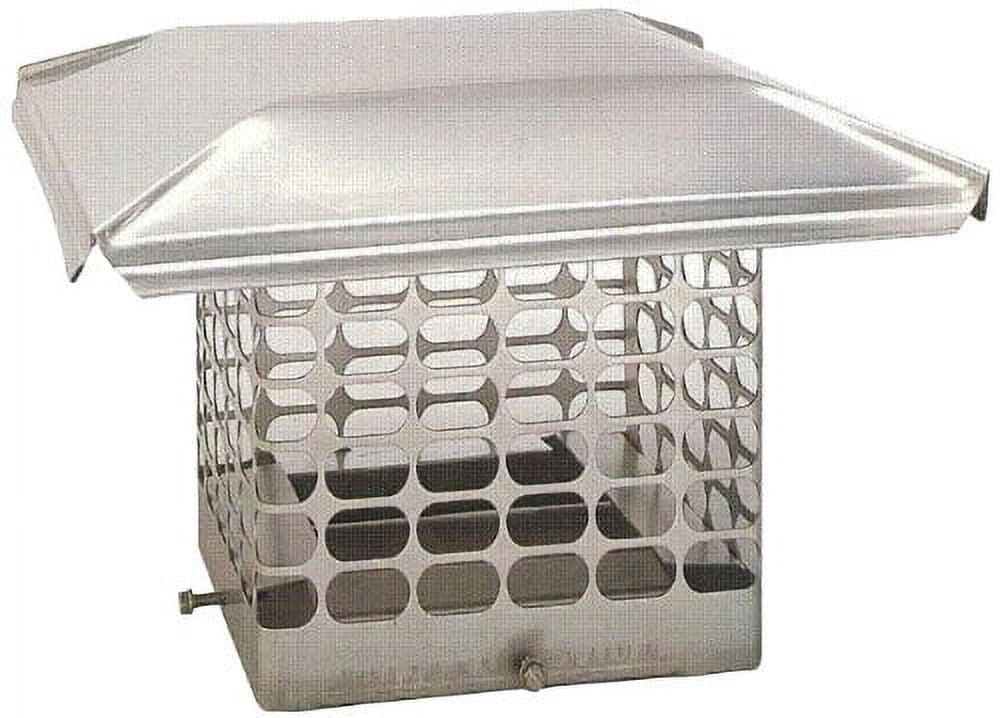 CCSS88S 8 x 8-Inch Stainless Steel Single Flue Chimney Cap, Small ...