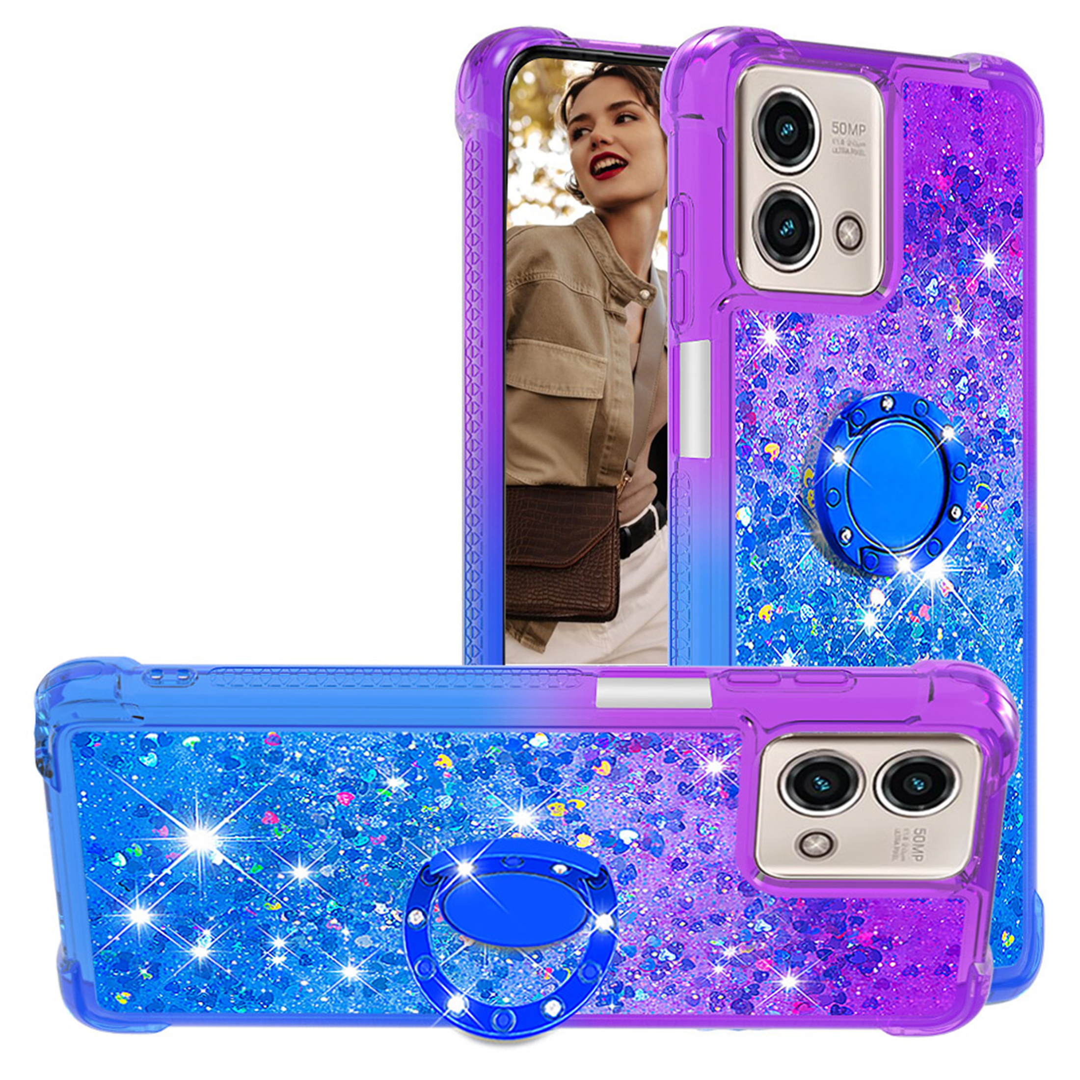 CCSmall for Motorola G Stylus 5G 2023 Clear Case Glitter for Girls ...