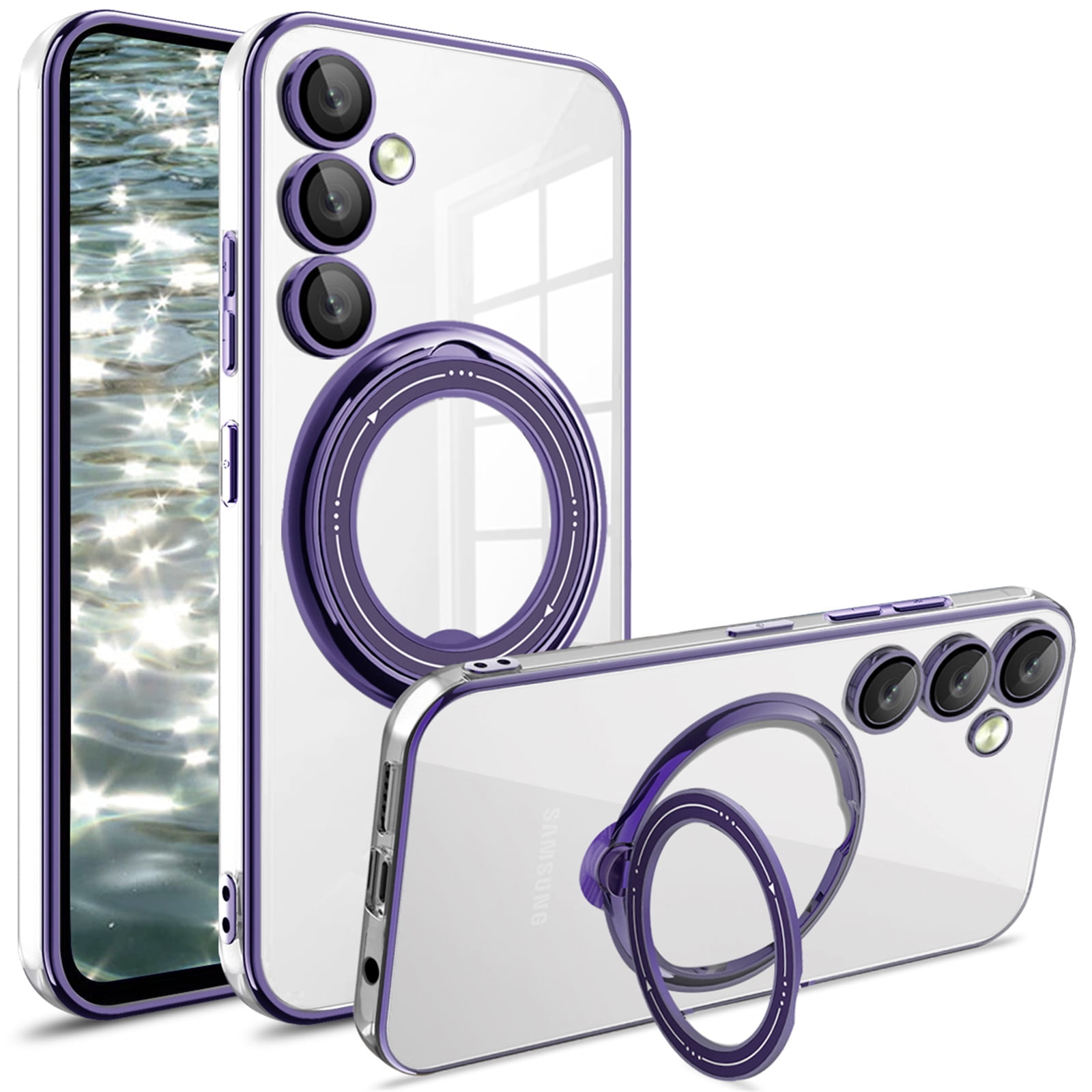CCSmall for Samsung Galaxy A35 Case with Camera Lens Protector, Non ...