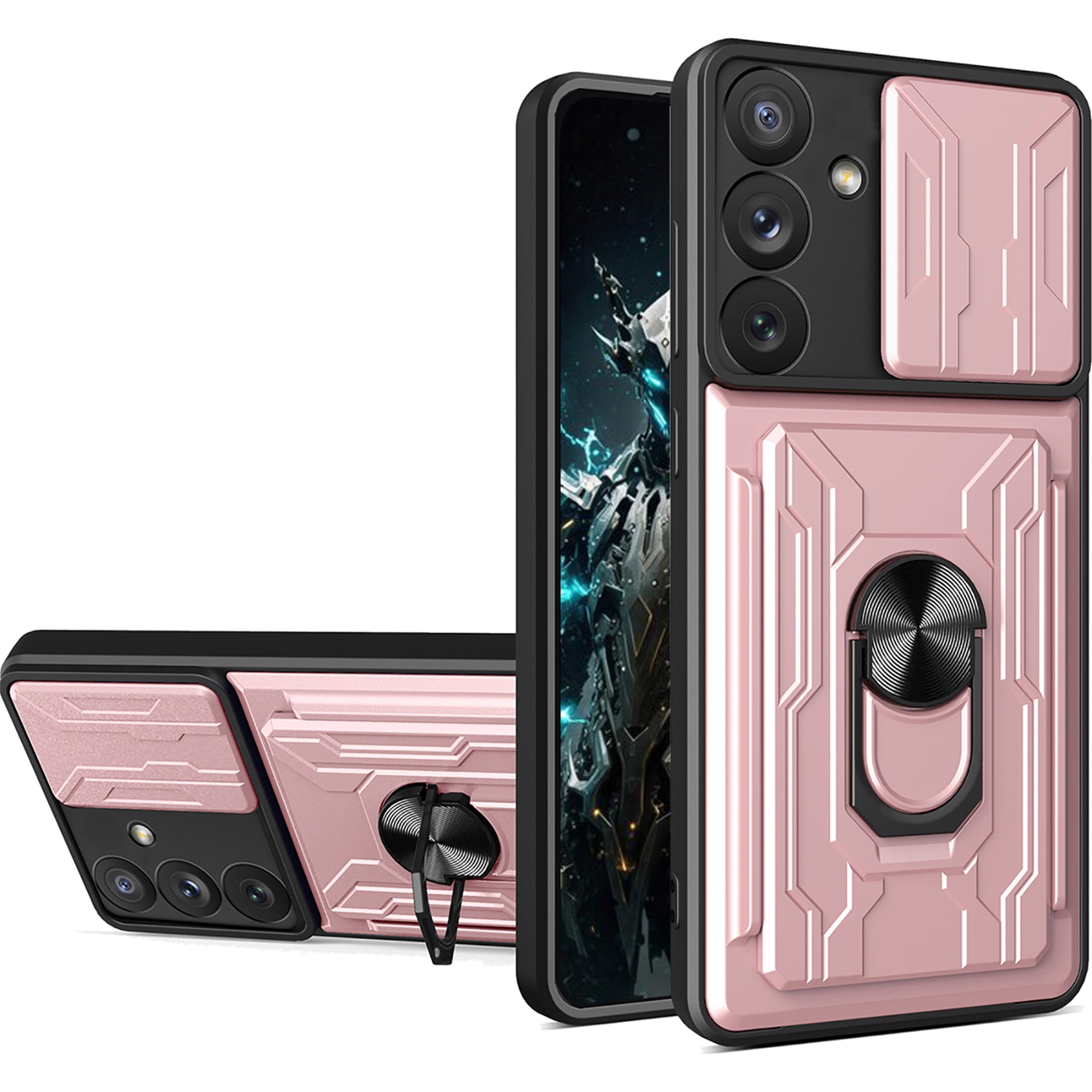 CCSmall for Samsung Galaxy S23 FE Case (S23) with Slide Camera Cover ...